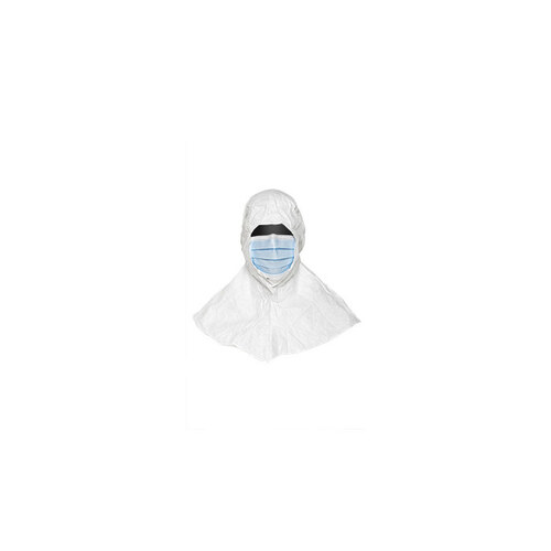 DuPont 9820 Sterile White Universal Cleanroom Hood - Full Face Opening ...