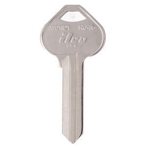 Kaba Ilco RU46BR250PK Taylor Russwin RU46 Key Blank Brass Finish - pack ...