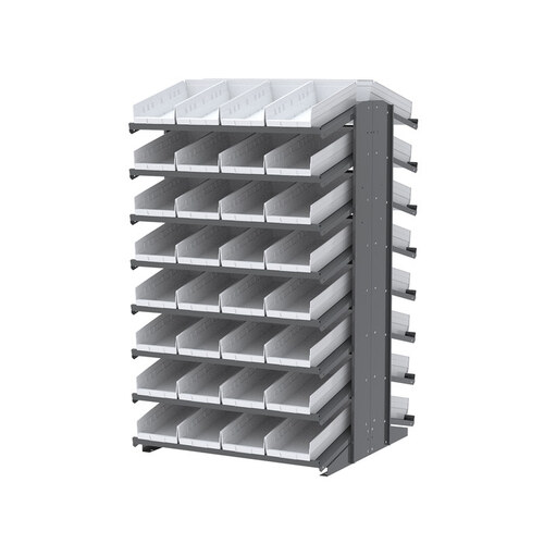 Akro-Mils / Myers Industries, Inc APRD18158 1800 lb White Gray Steel 16 ...