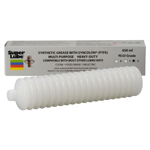 Super Lube 41580 White Grease - 450 ml Bellow Cartridge - Food Grade