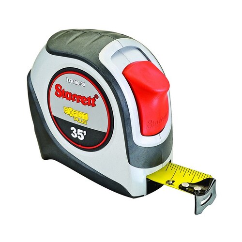 Starrett KTXP106-35-N 35 ft Measuring Tape - 1.06" Width - PC ABS Plastic