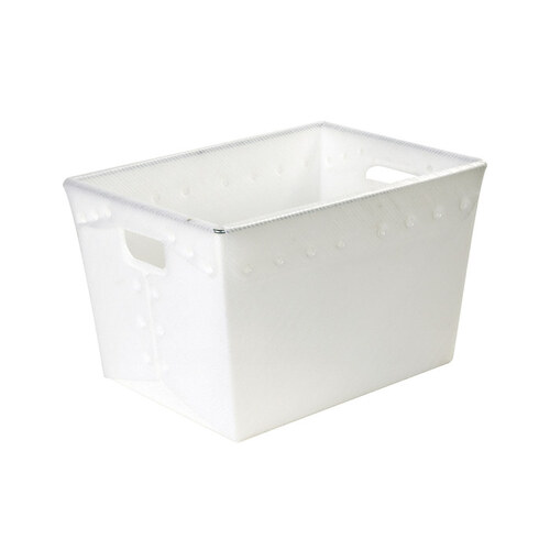 Shipping Supply BINS188 White Space Age Totes - 23" x 15" x 16" - pack ...