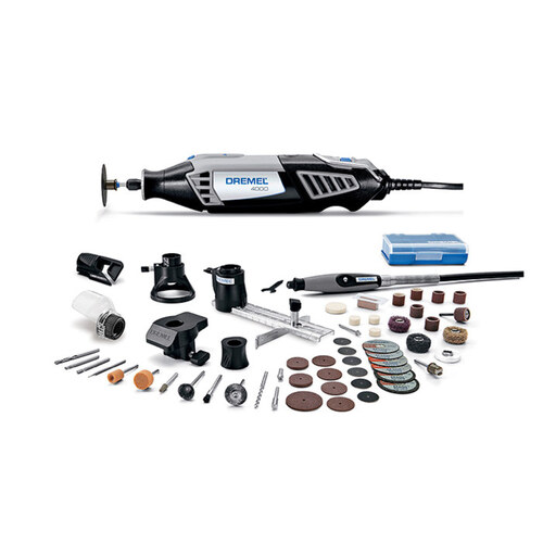Dremel 4000-6/50 Rotary Tool Kit, 1.6 A, 1/8 in Chuck, Keyed Chuck ...