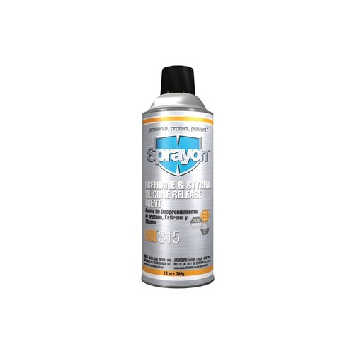 Sprayon S00315000 MR315 Clear Wet Film Release Agent - 12 oz Aerosol ...