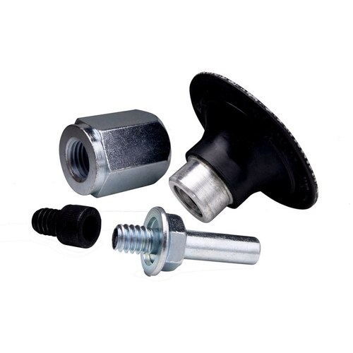 3M 5539 0 Round Disc Pad Assembly, 2 in Dia, 1/4 in - 20 TPI Arbor ...