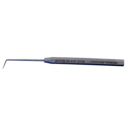Excelta 331B Single-Ended Angled Stainless Steel Probe - 3" Length - 10 ...