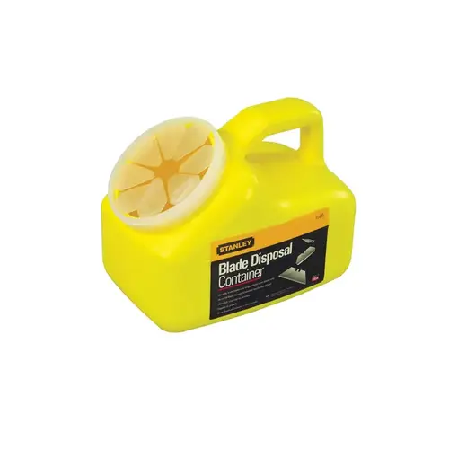 Stanley 11-080 Plastic Blade Disposal Container Yellow Buy Now