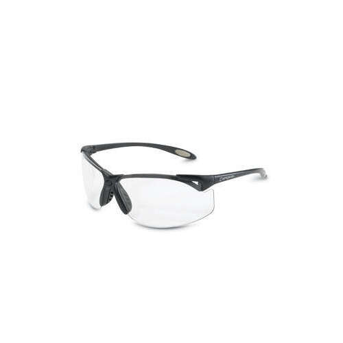 North A903csa A900csa Polycarbonate Standard Safety Glasses Tsr Gray Lens Black Frame Wrap