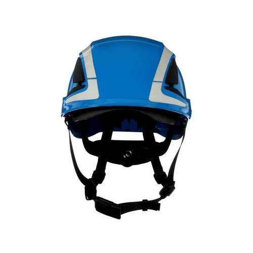 3M X5003VX-ANSI Safety Helmet Blue-Vented-Reflective