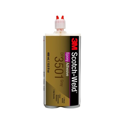 3M DP3501 Gray Two-Part Epoxy Adhesive - Base & Accelerator (B/A) - 400 ...