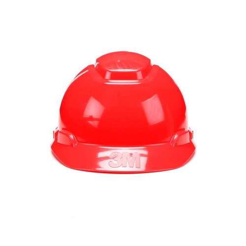 3M H-705R-UV Red Cap Style Hard Hat - 4-Point Suspension - Ratchet ...