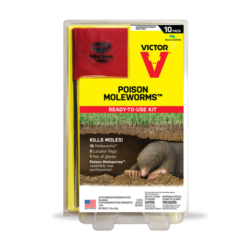 VICTOR M6009 Bait Worms For Gophers and Moles
