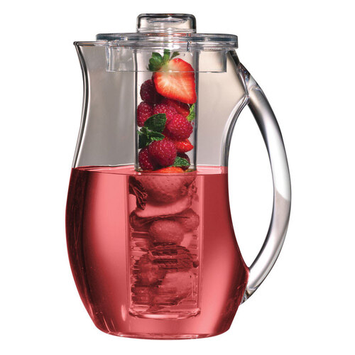 Prodyne FI-3 Fruit Infusion Pitcher 92 oz Clear Acrylic Clear