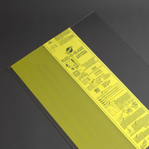Warp's 100G-3036-XCP5 Sheet Flex-O-Glaze Clear Single Acrylic 30" W X ...
