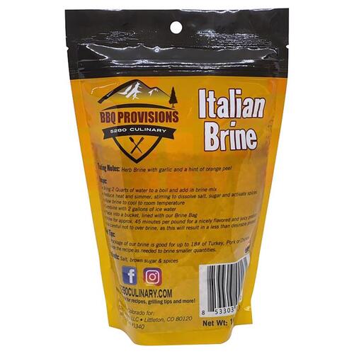 5280 Culinary ITALIANBRINE-CS Brine Mix BBQ Provisions Italian Brine 16 oz