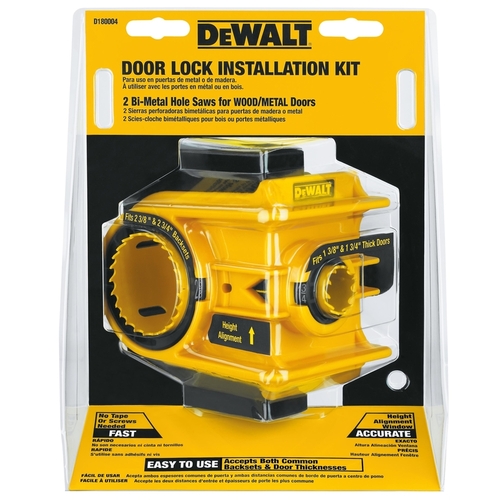 DEWALT D180004 Door Lock Kit Bi-Metal