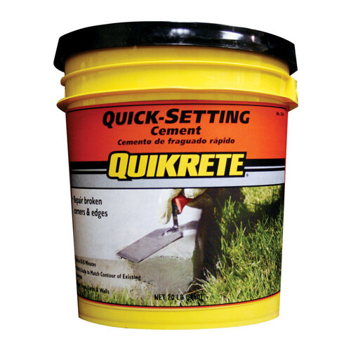 Quikrete 1240-20 Quick-Setting Cement 20 lb Gray