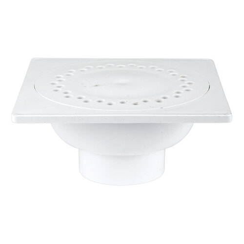 Sioux Chief 866-34PPK Bell Trap Drain 3 or 4" D PVC White