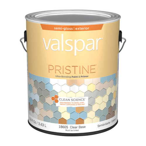 Valspar 027.0018605.007 Paint and Primer Pristine Semi-Gloss Tintable ...