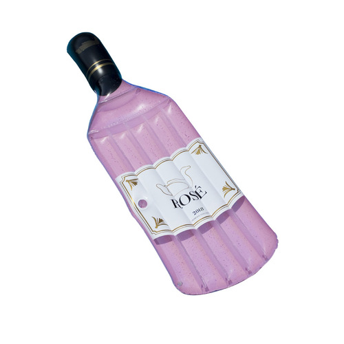 Swimline 90654 Pool Float Clear/Pink Vinyl Inflatable Rose Clear/Pink