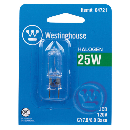 Westinghouse 04721 Halogen Bulb 25 W T4 Decorative 255 lm White Clear