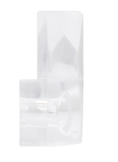 CRL 803C 1/8" Square Beveled Clear Plastic Mirror Clip