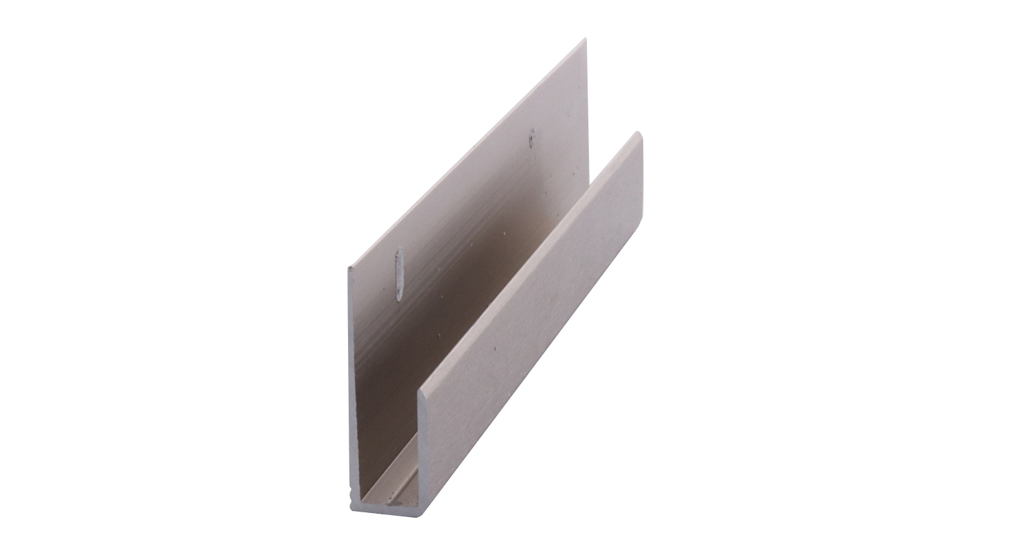 CRL D645BN-CCP36 Brushed Nickel 1/4" Deep Nose Aluminum J-Channel 36 ...