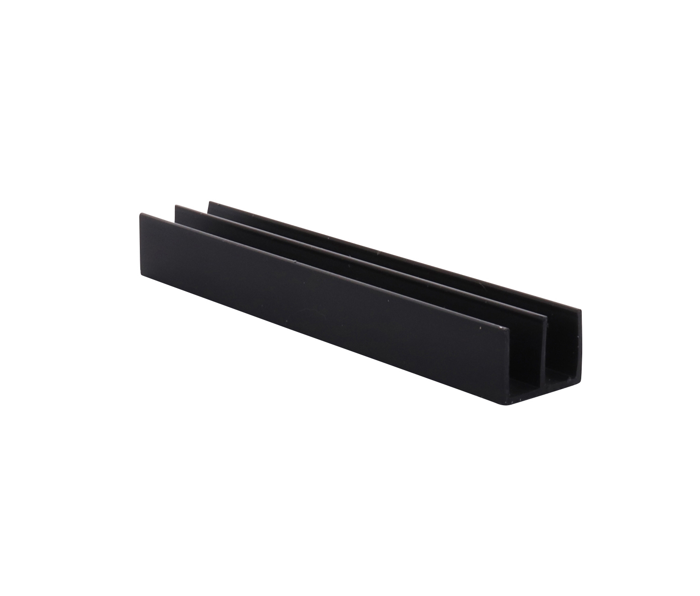 CRL D712BL Black Upper Plastic Track for 1/4" Sliding Panels