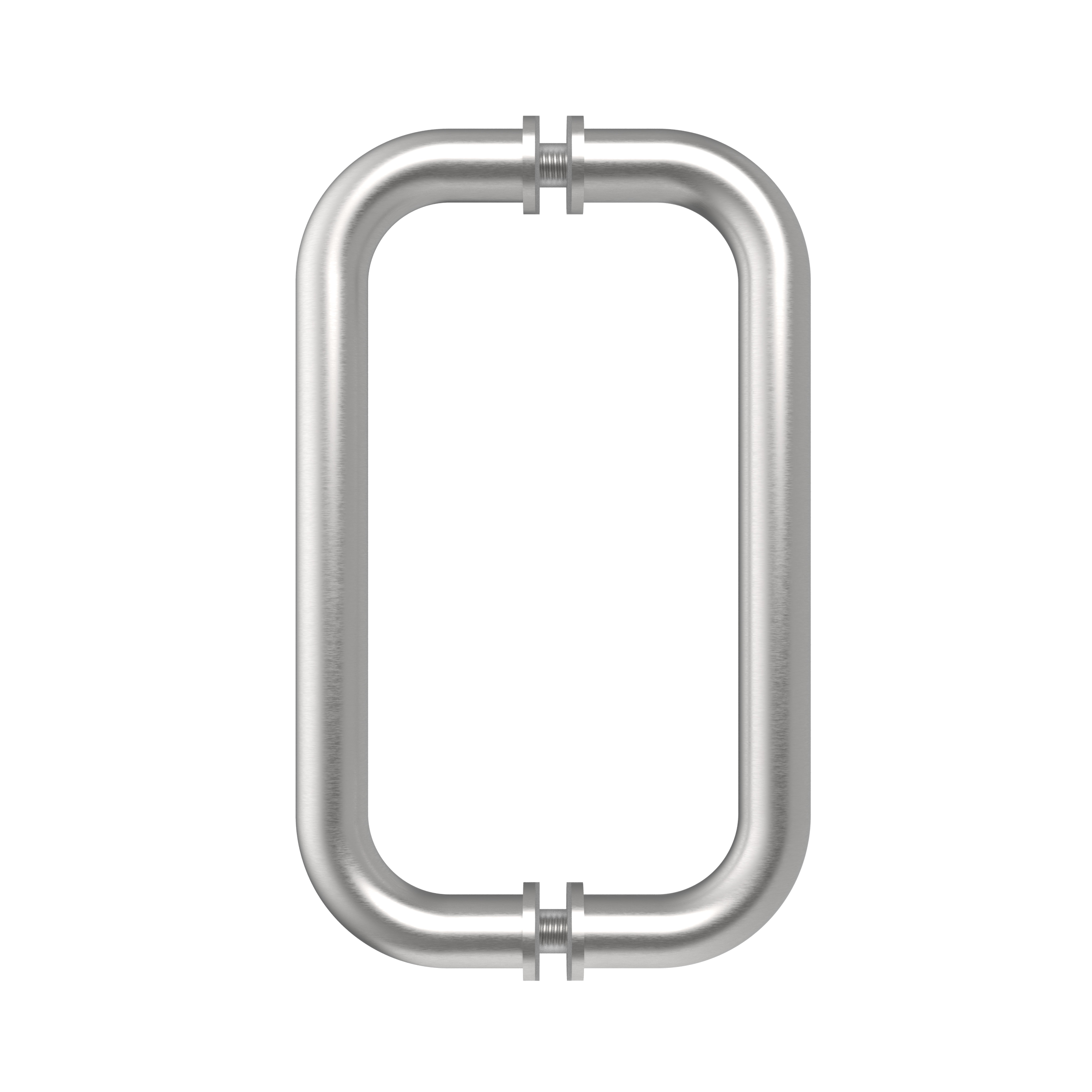 CRL BM8X8BS Brushed Stainless 8" BM Series Tubular Back-to-Back Pull Handle