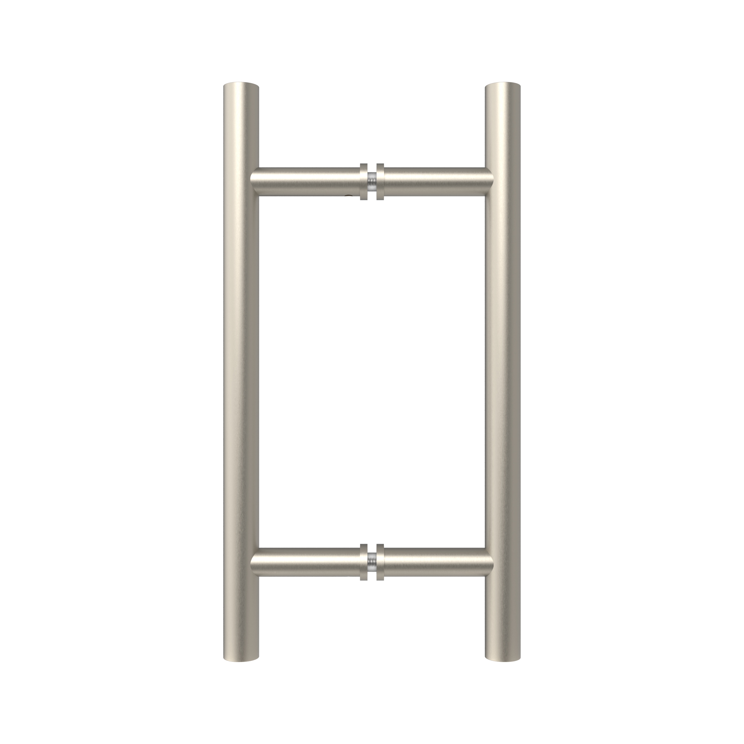 CRL LP8X8BN Brushed Nickel 8" Ladder Style Back-to-Back Pull Handles